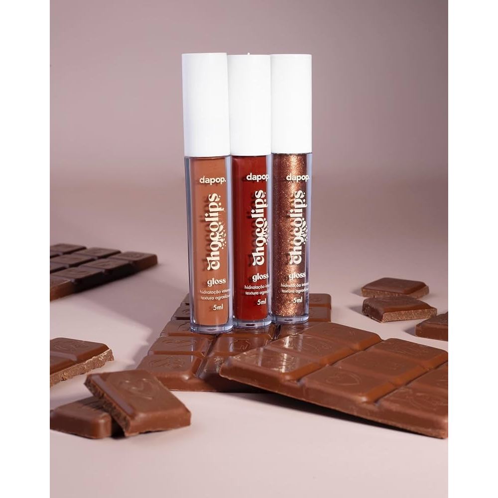 GLOSS LABIAL CHOCOLIPS DAPOP 3 CORES DISPONIVEIS | Shopee Brasil