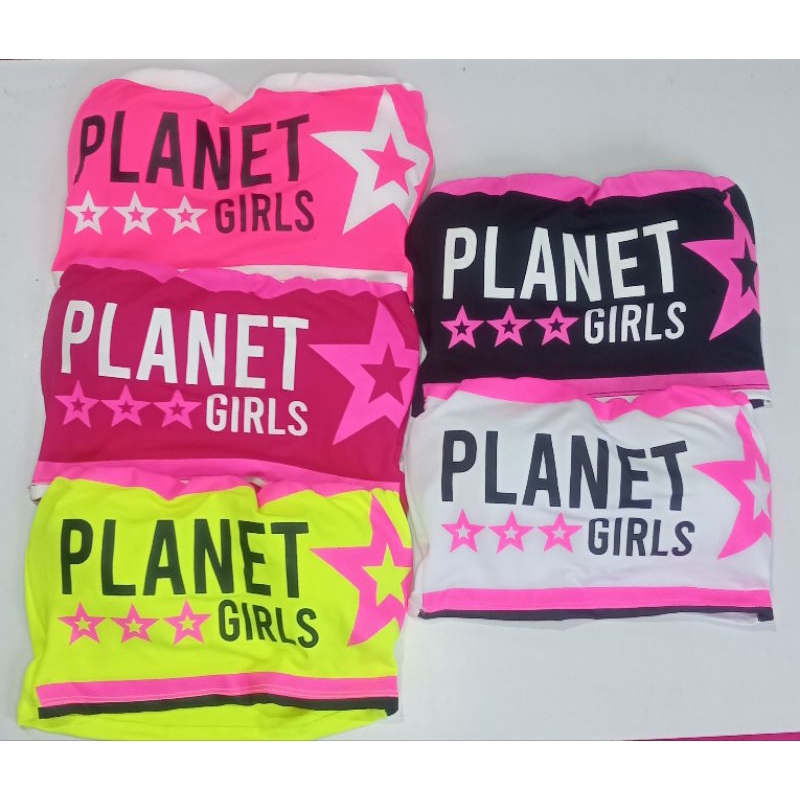 Cropped Top Faixa Planet Girls Croped | Shopee Brasil