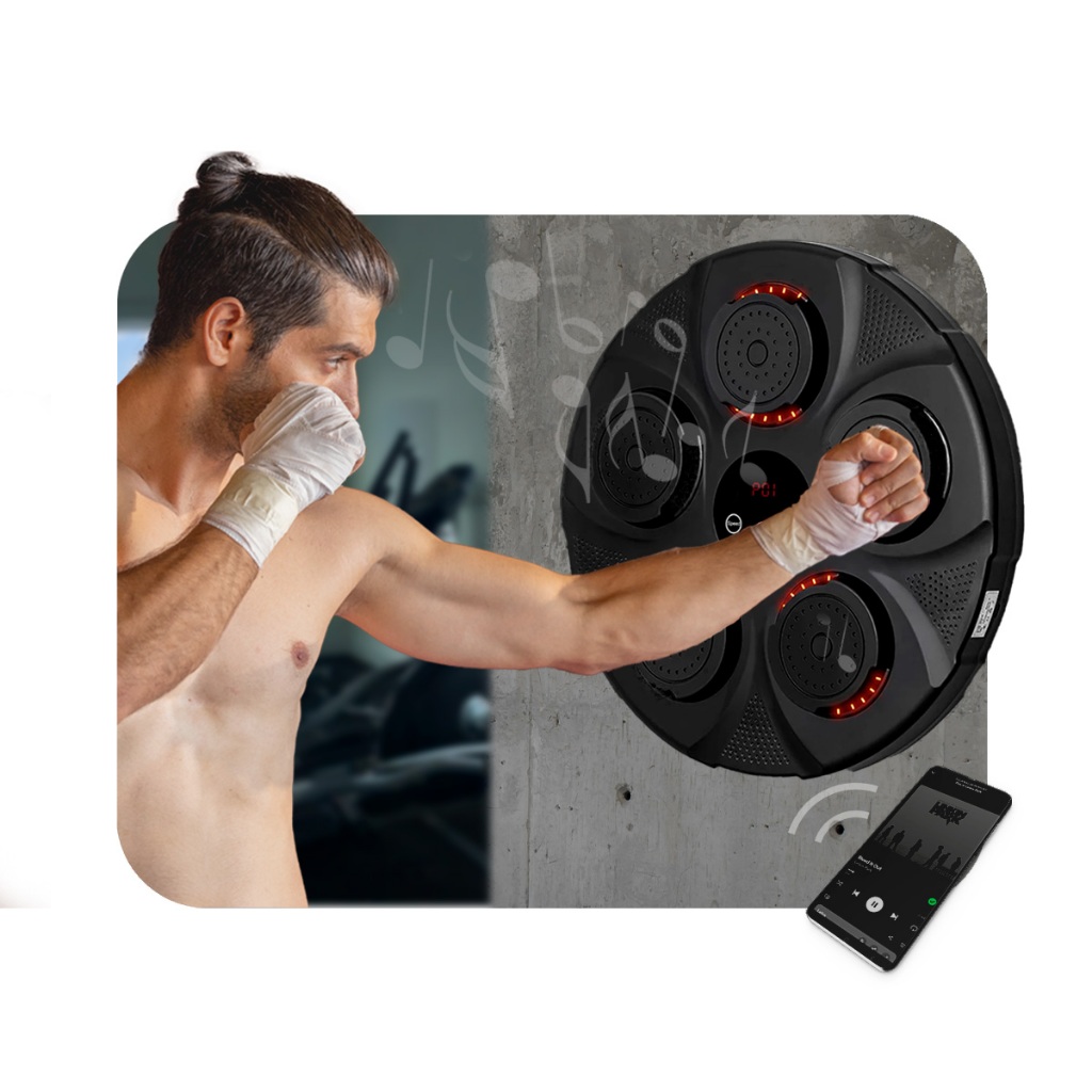 Máquina Boxe Musical Inteligente Bluetooth 9 Modos Parede | Shopee Brasil
