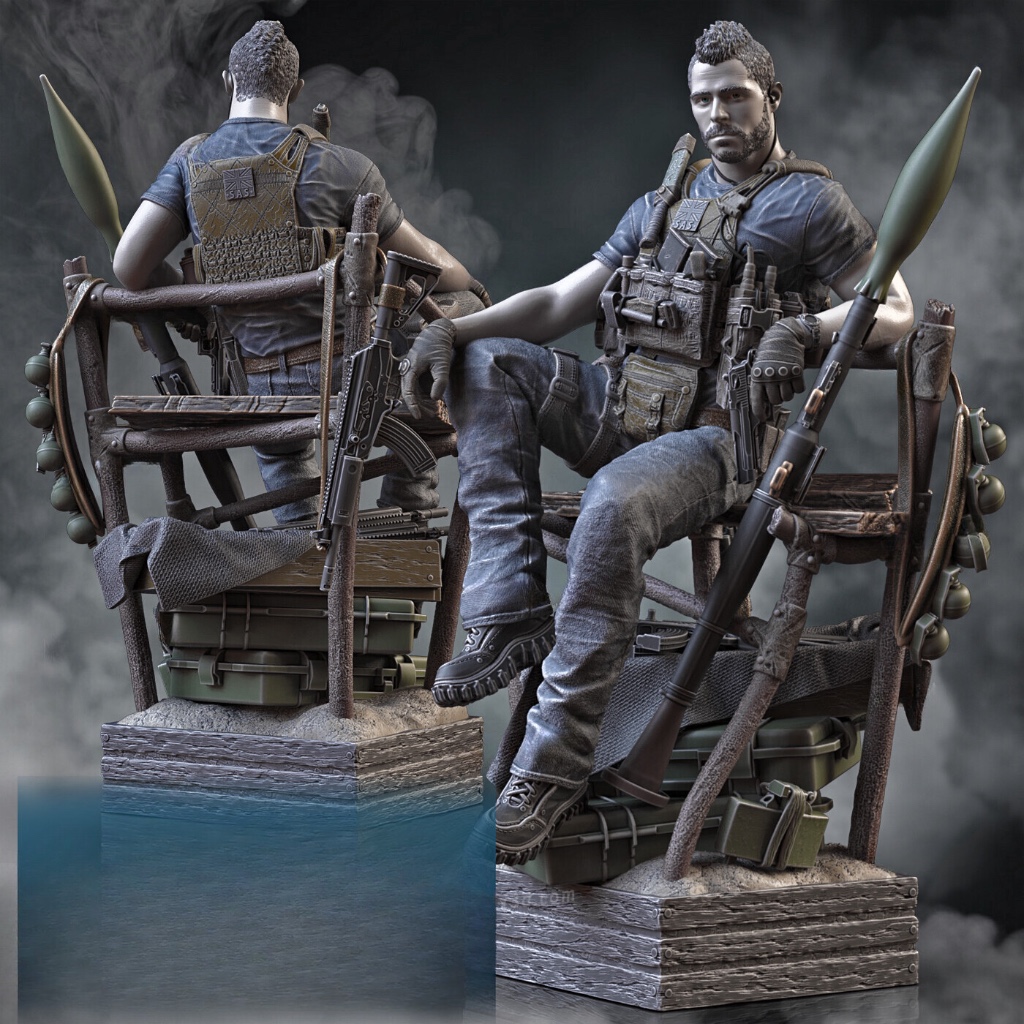 Action Figure SOAP - Call of Duty modelado por Sanix (SEM PINTURA! LEIA ...