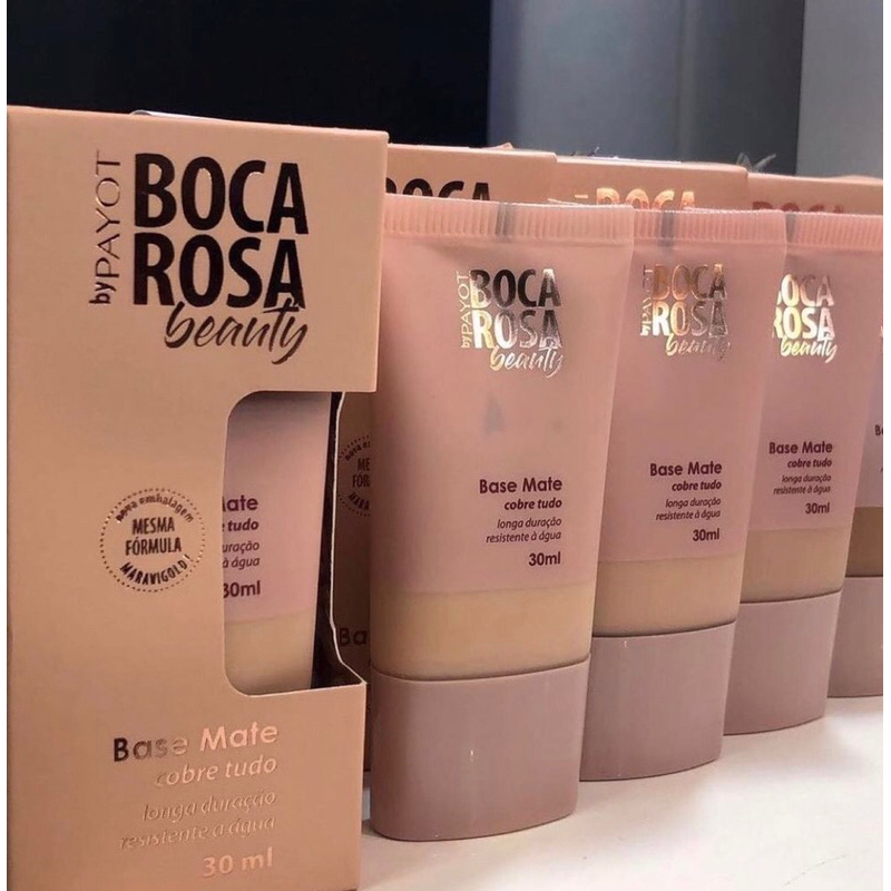Base Boca Rosa Cobertura Alta | Shopee Brasil