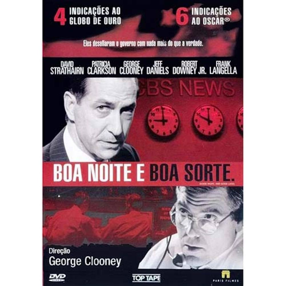 DVD filme BOA NOITE E BOA SORTE | Shopee Brasil