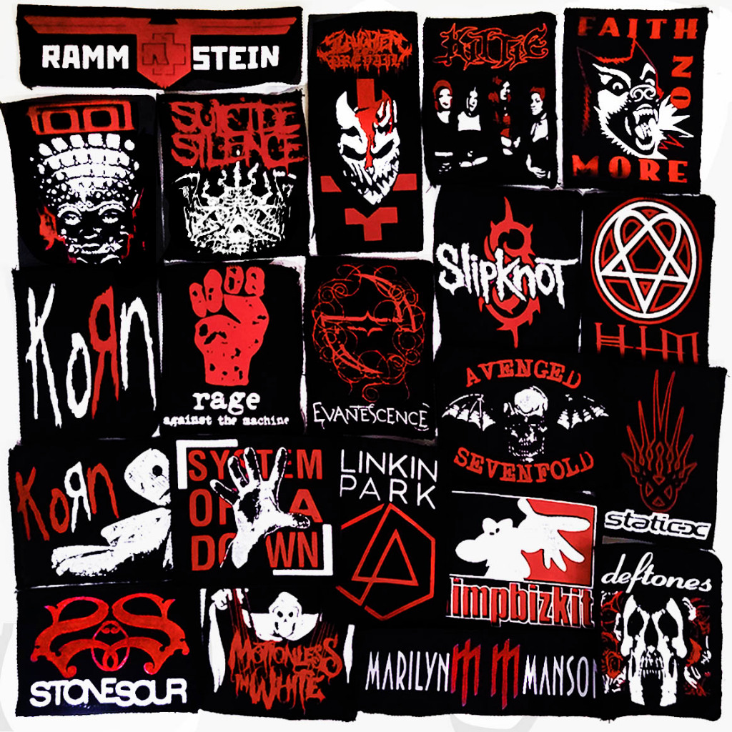 Patch em cores: New Metal, Metalcore, Alternative e Pop Rock - Patches ...