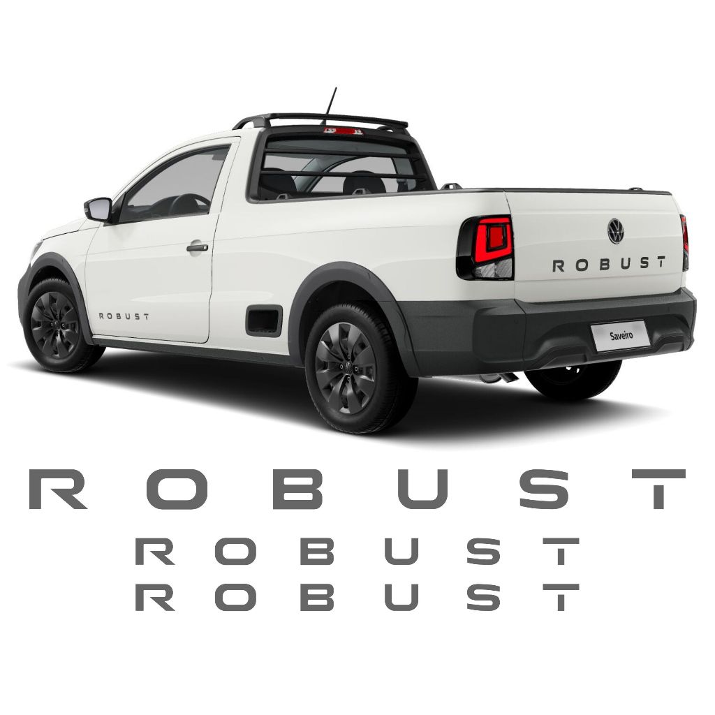 Adesivos Saveiro Robust 2024 Emblema Lateral E Traseira Personalizado ...
