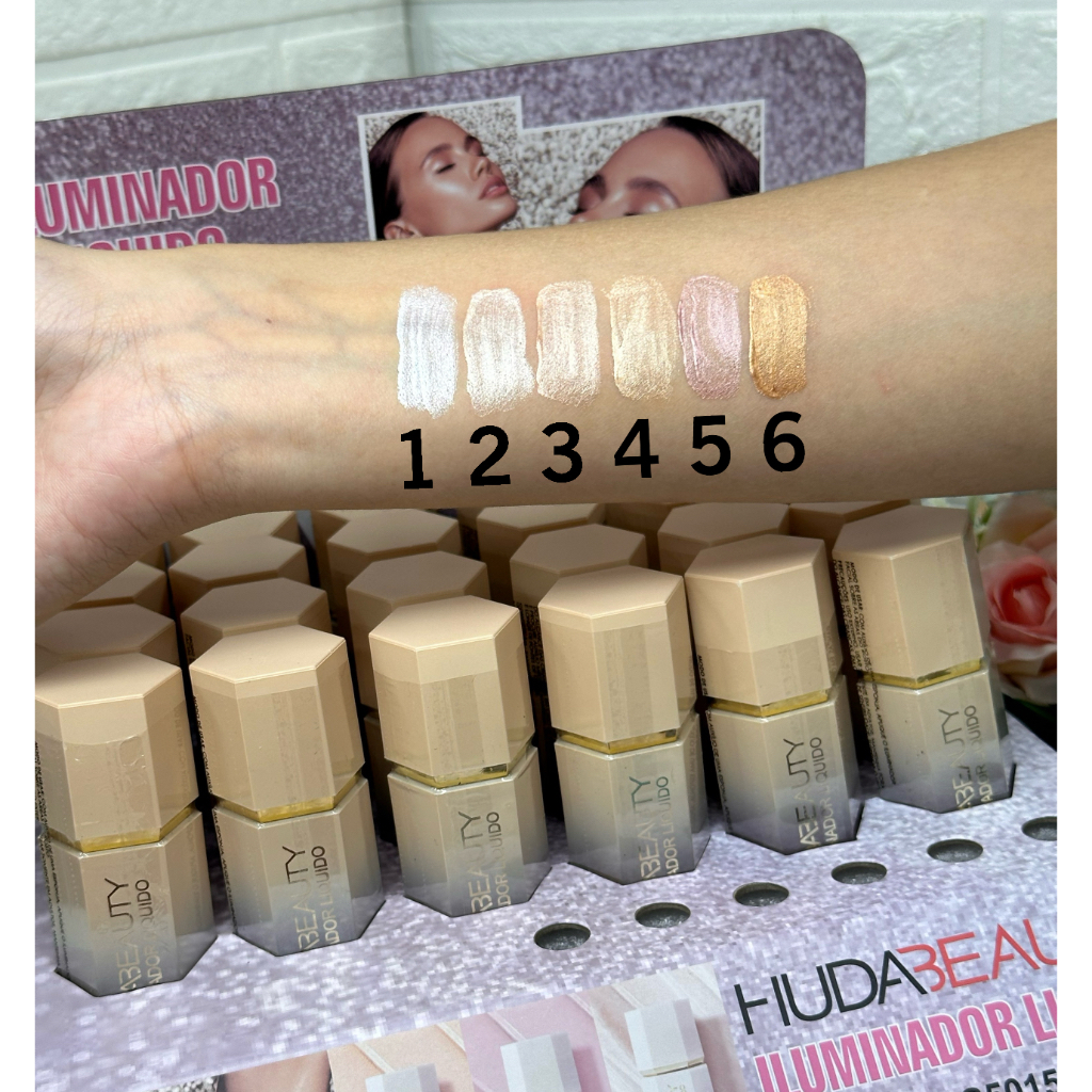 Iluminador Líquido Huda HB - escolher cor | Shopee Brasil
