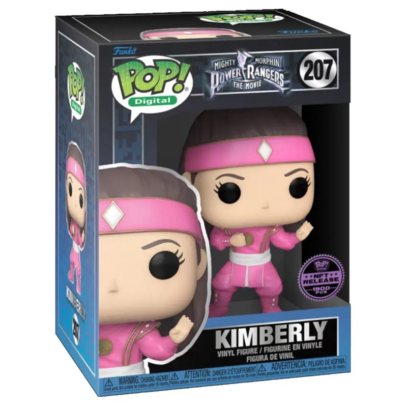 Funko Pop Power Rangers Kimberly #207 NFT Digital Exclusivo | Shopee Brasil