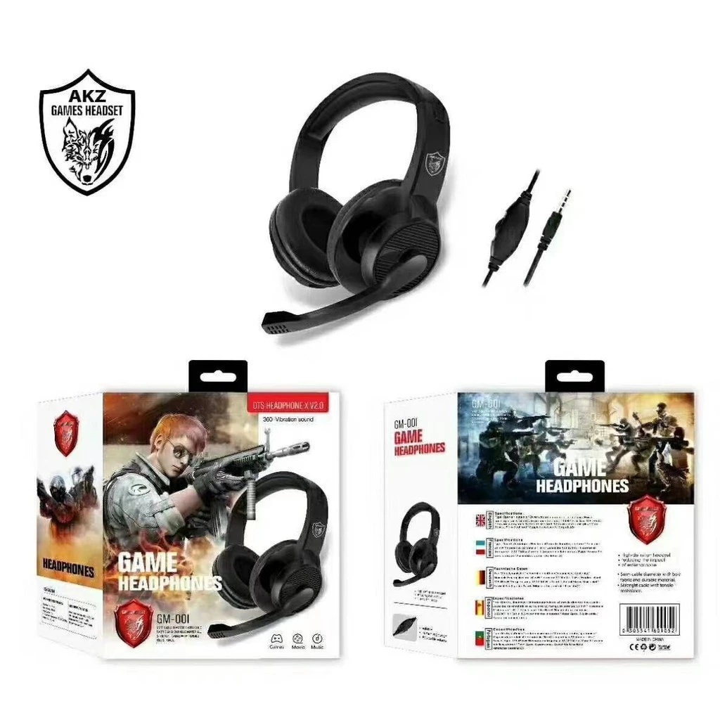 Fone Ouvido Gamer Celular Ps4 Pc Headset Headphone3.5mm Wired Com Microfone GM001 | Shopee Brasil