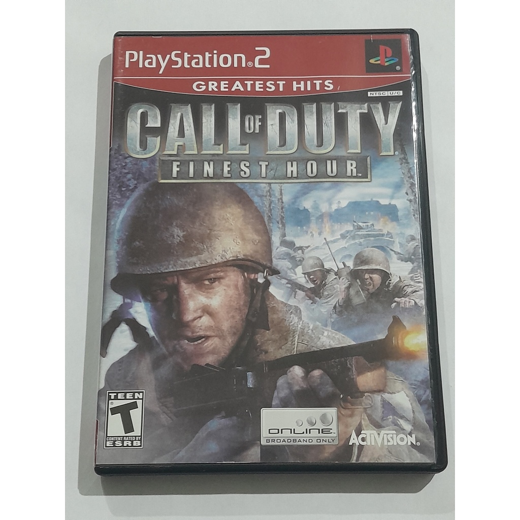 Call Of Duty Finest Hour P/ Playstation 2 Ps2 Original | Shopee Brasil