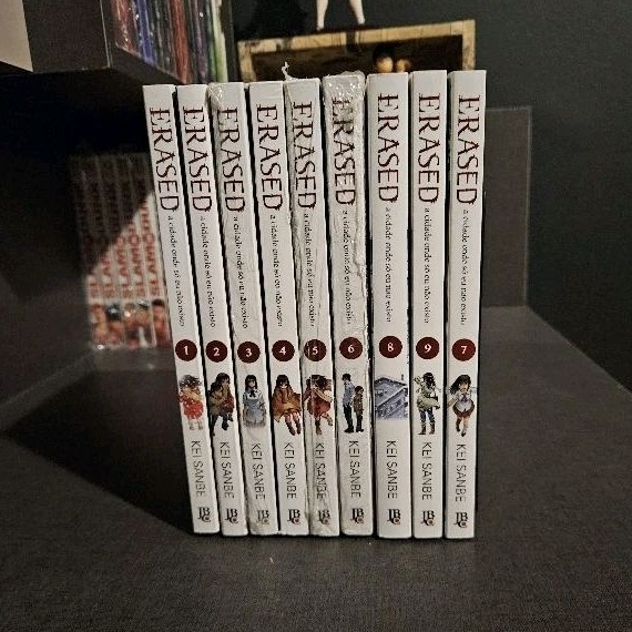 Coleção Completa mangás Erased - 1 a 9 | Shopee Brasil