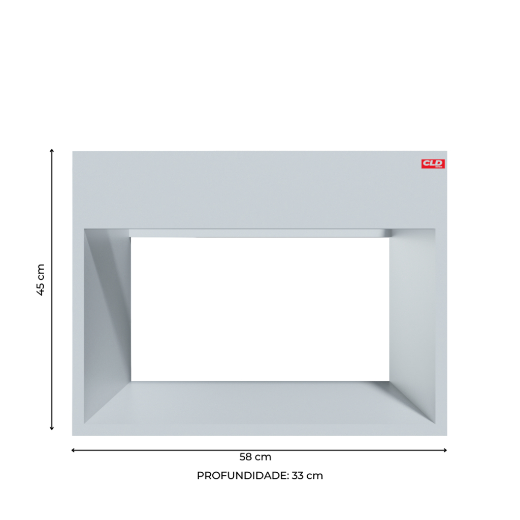 Gabinete Banheiro Madeira S/Pia 60 Cm MDF CLD 0106 Branco | Shopee Brasil