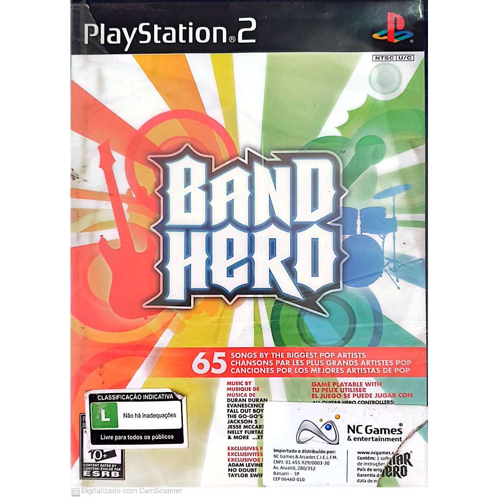 Jogo PS2 Band Hero Original Novo | Shopee Brasil