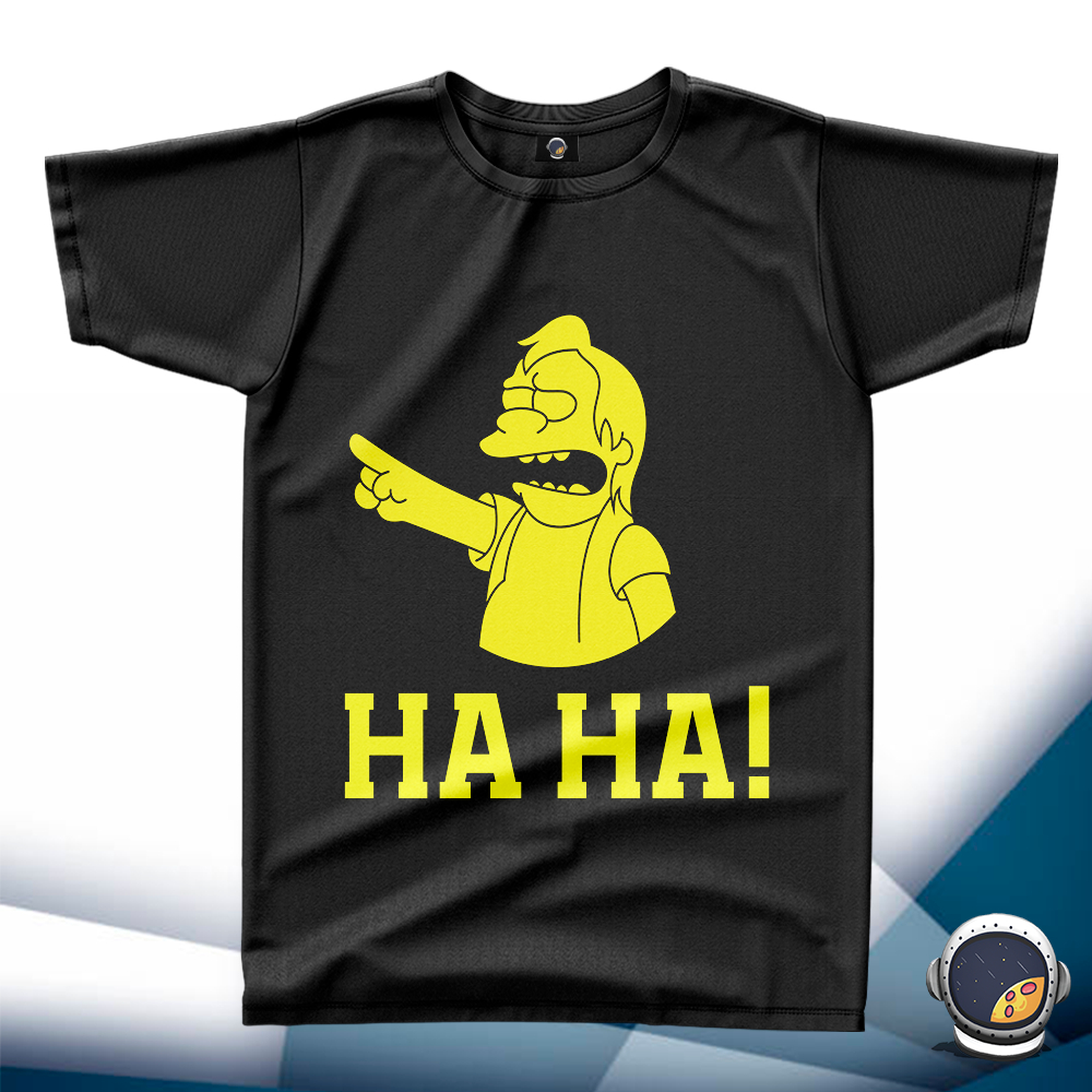 Camiseta Nelson Muntz Os Simpsons Adulto Babylook Infantil | Shopee Brasil