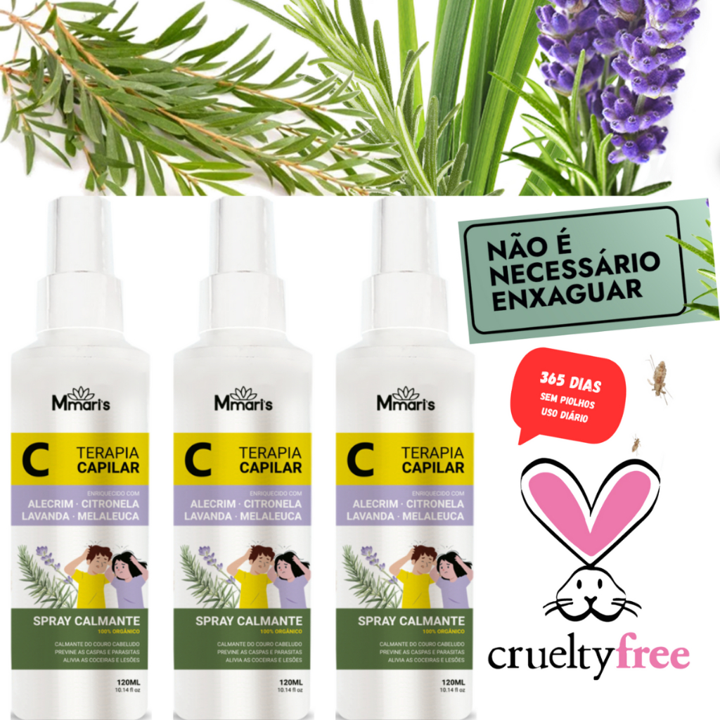 Spray Creme De Pentear Para Piolhos e Lêndeas Crianças Adulto Idoso ...