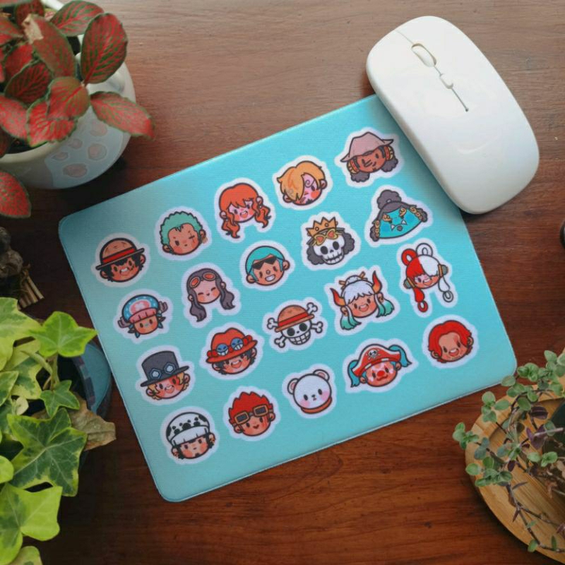 Mouse Pad - One Piece - Luffy, Sanji, Zoro, Nami, Chopper, Usopp, Robin ...