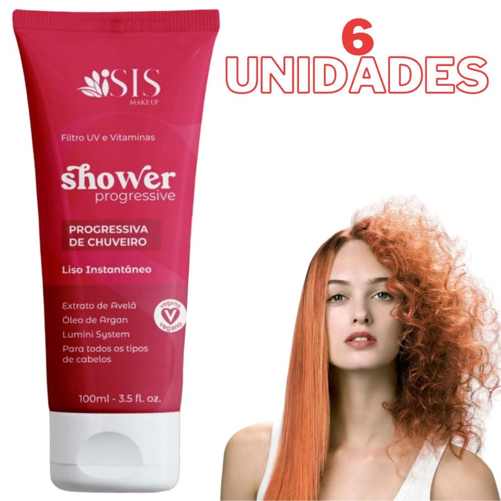 Progressiva de Chuveiro Sem Formol Liso Instantâneo Filtro UV Isis ...