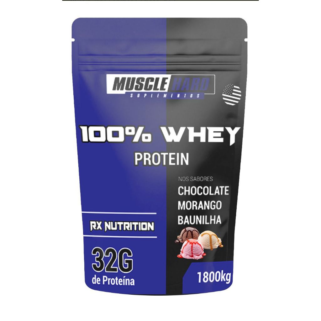 Whey Protein Gourmet Isolado 1,8KG MUSCLE HARD | CHOCOLATE REFIL ...