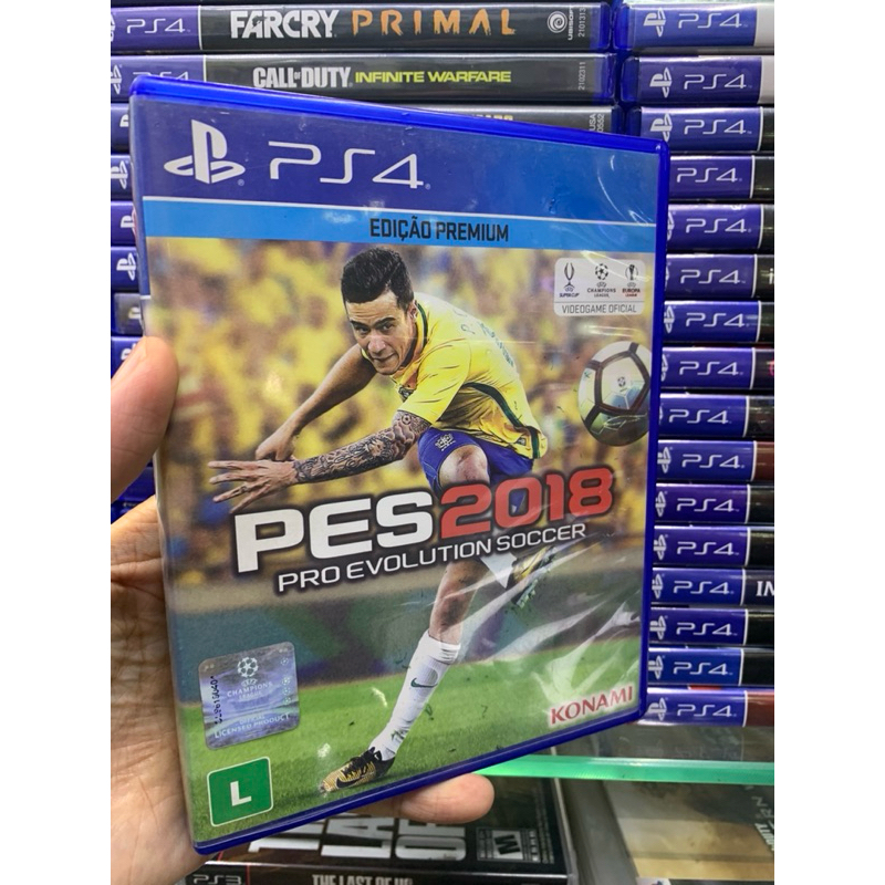 PES 2018 Pro Evolution Soccer 2018 PlayStation 4 Original Mídia Física ...