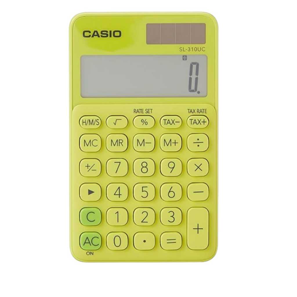 Calculadora de Bolso CASIO SL-310UC 10 Dígitos Original | Shopee Brasil