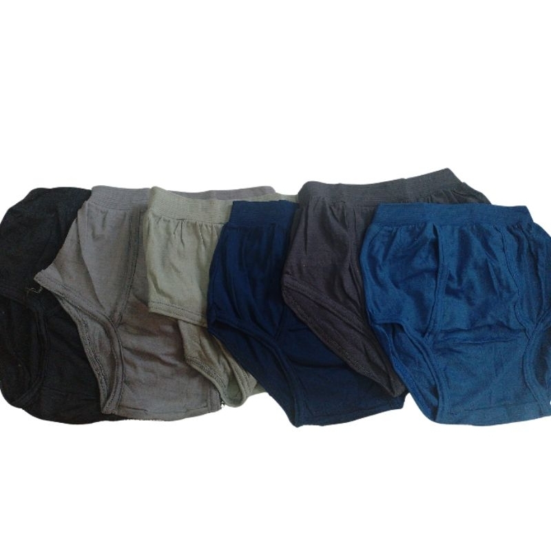 kit de 6 Cuecas de cintura de Elastano, com abertura frontal - Brasling ...