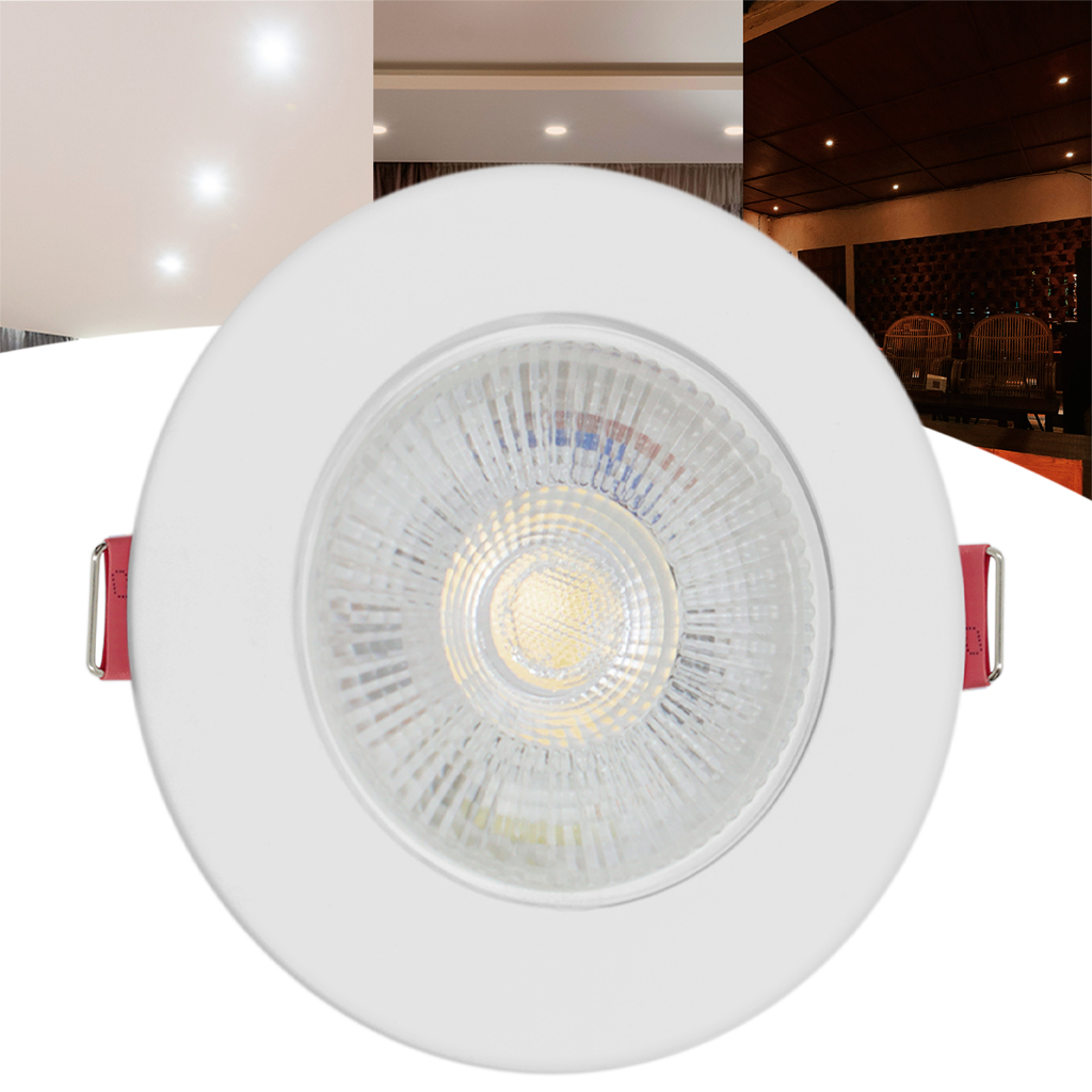 Spot Led 7w Smd Redondo Direcionável Gesso Sanca Bivolt | Shopee Brasil