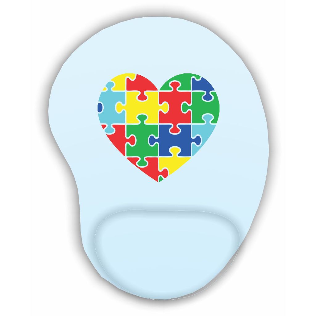 Mouse Pad com Apoio para Pulso Simbolo Autismo | Shopee Brasil