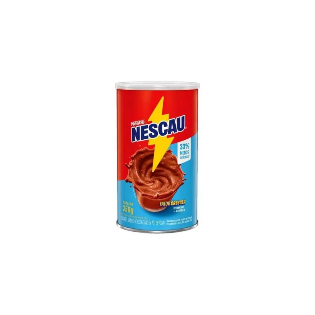 Achocolatado Em Pó Nescau 33% Menos Açúcares 350g | Shopee Brasil