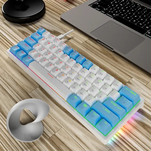 Teclado Mecânico Mucai Mk61 60% Cabo Destacável Gamer Já no BRASIL ...