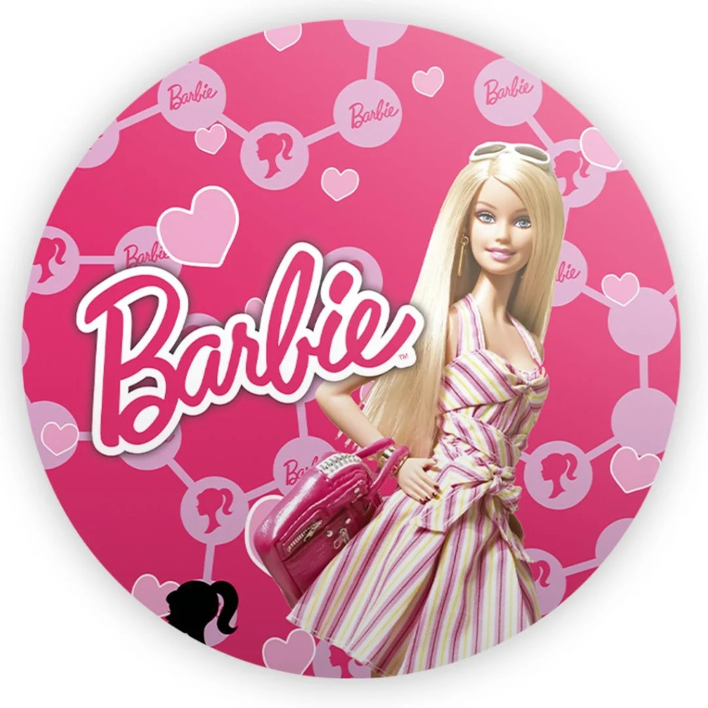 Painel Redondo Sublimado Festa Tema Barbie | Shopee Brasil