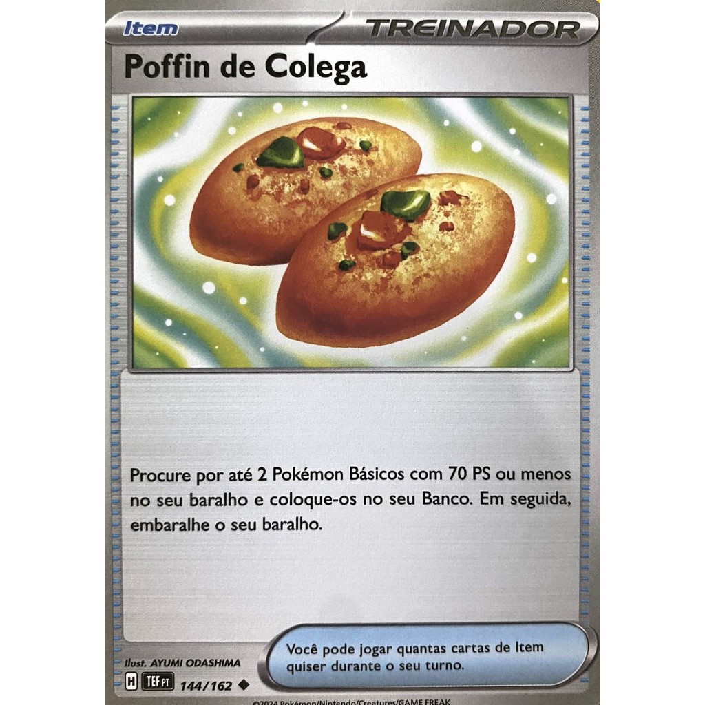 Carta Poffin de Colega Coleção Forças Temporais Pokemon TCG | Shopee Brasil