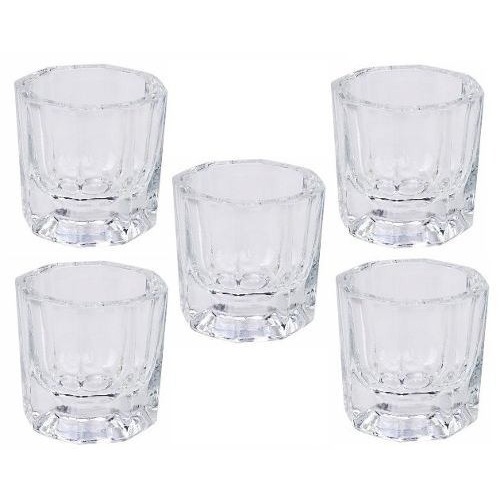 5 unid Copinho Dappen Copo Pote Dapen Unha Porcelana Henna | Shopee Brasil