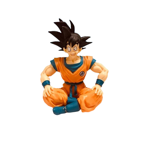 Son Goku - Kakaroto Sentado - Dragon Ball - Action Figure | Shopee Brasil