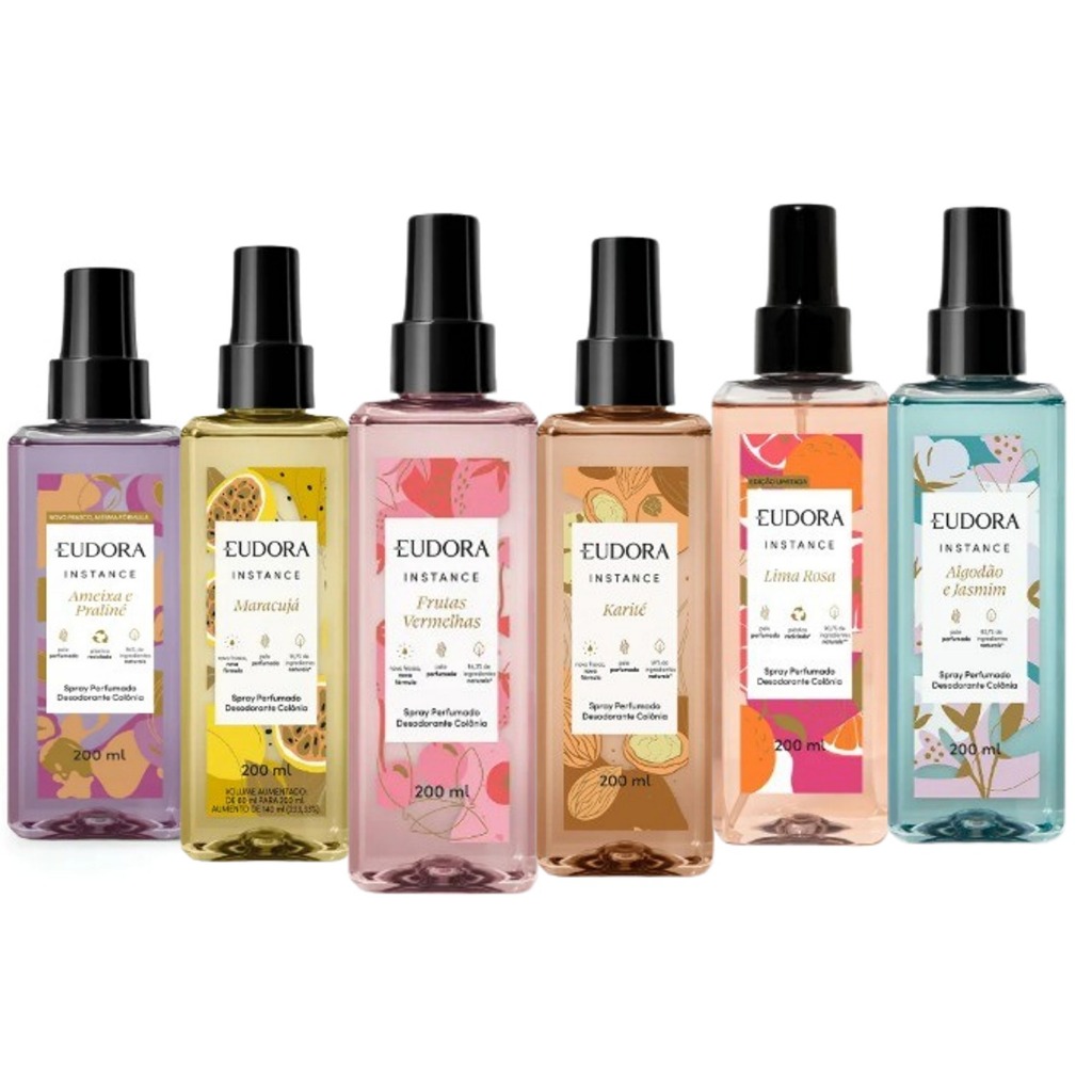 Body Splash - Colônia Spray Corporal Perfumado Desodorante Feminino ...