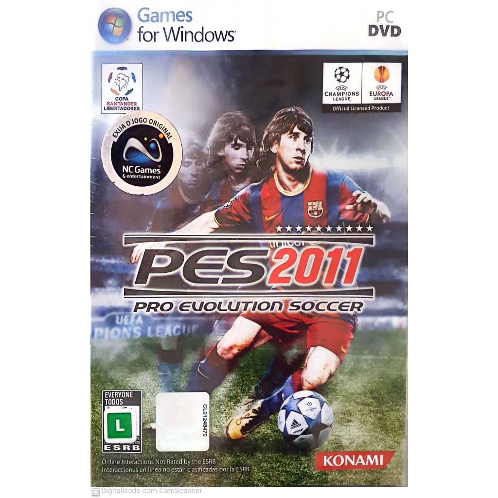 Jogo PES 2011 PC Lacrado Original | Shopee Brasil