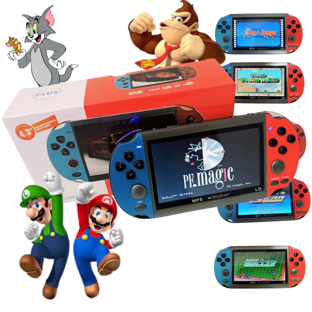 Mini game Portátil Suporte Saída AV 8G 10.000 jogos psp gba | Shopee Brasil