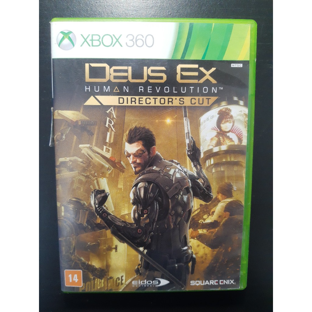 Deus Ex: Human Revolution Xbox 360 - Mídia Física Original | Shopee Brasil