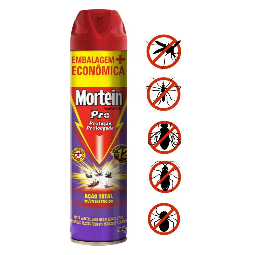 Mortein Pro Ação Total Multi Inseticida Aerossol 360ml | Shopee Brasil