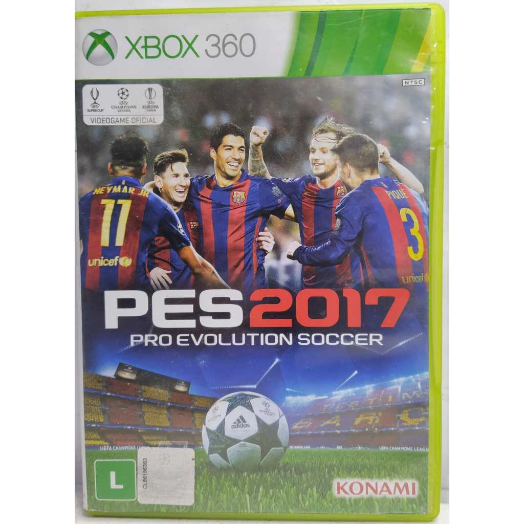 PES 2017 Pro Evolution Soccer Xbox 360 Mídia Física Original | Shopee ...