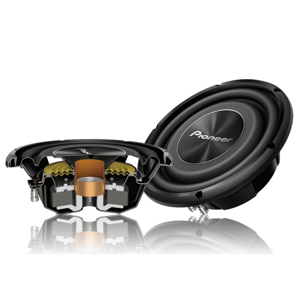 Alto falante SLIM 10 Pioneer Subwoofer 300W RMS TS-A2500LS4 | Shopee Brasil