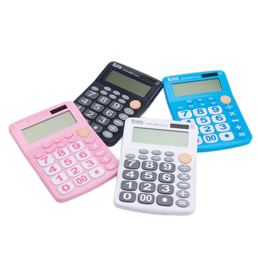 Calculadora De Escritório De Mesa 12 Dígitos a Pilha calculadora Grande Visor calculadora ...