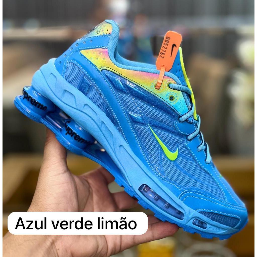 Tenis Shox Supreme 4 mola 12 molas R4 envio imediato correios | Shopee ...