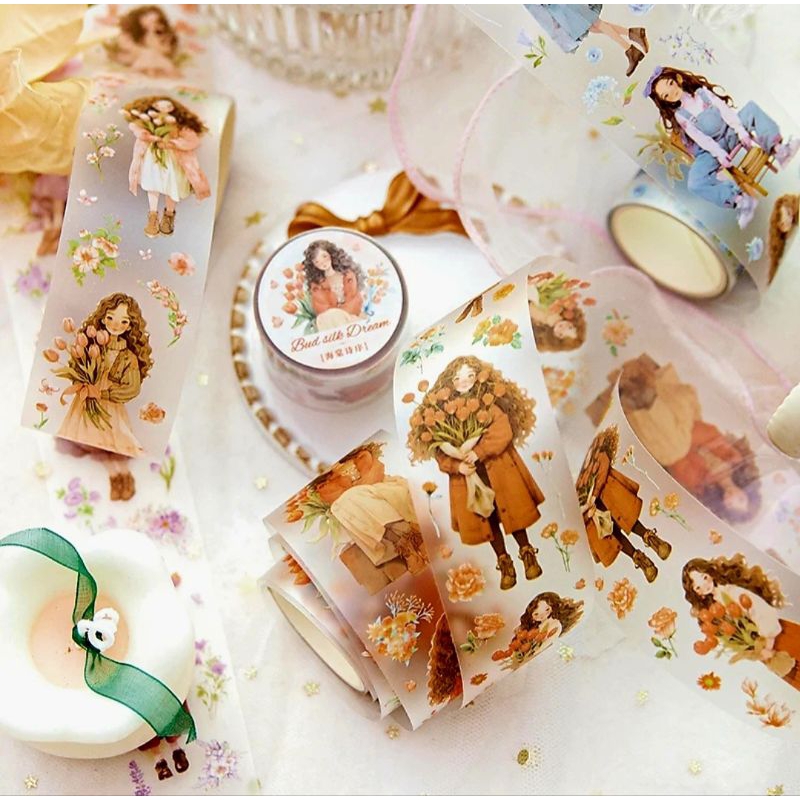 Loop adesivos Meninas/Girls Cottage Core Aesthetic scrapbook/bullet ...