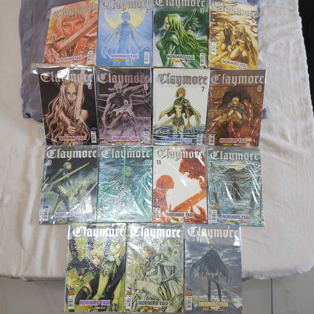 Claymore 1 4 5 6 7 8 9 11 12 13 Panini Usado Norihiro Yagi Manga Mangá ...