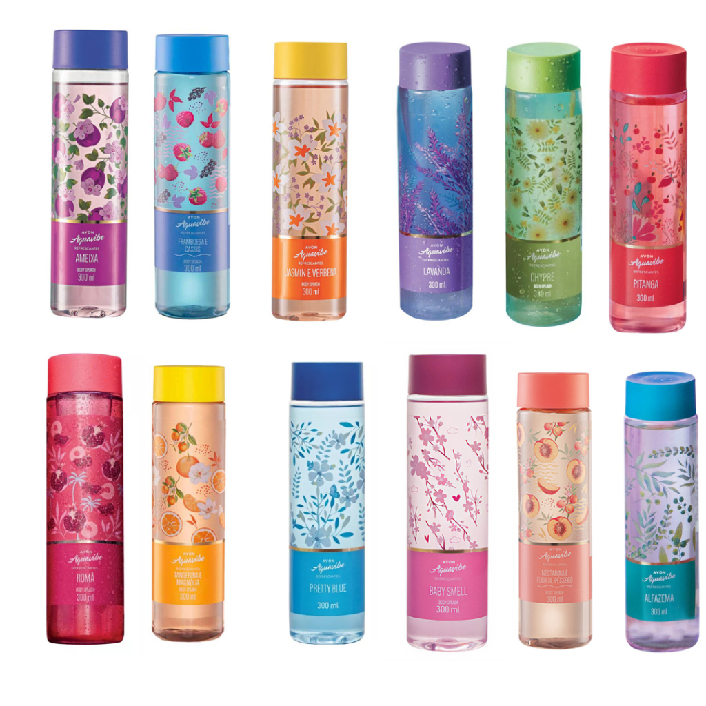 Body Splash Aquavibe Refrescantes Avon 300ml | Shopee Brasil