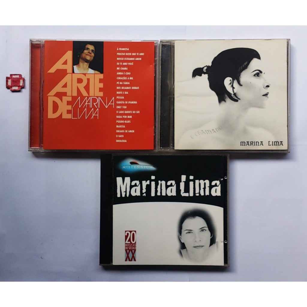 Cd Marina Lima - A Arte De + O Chamado + Millennium = 3 Cds | Shopee Brasil