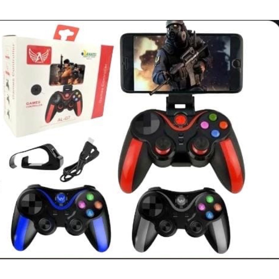 Controle Bluetooth Joystick P/ Celular Android Ios PRETO | Shopee Brasil