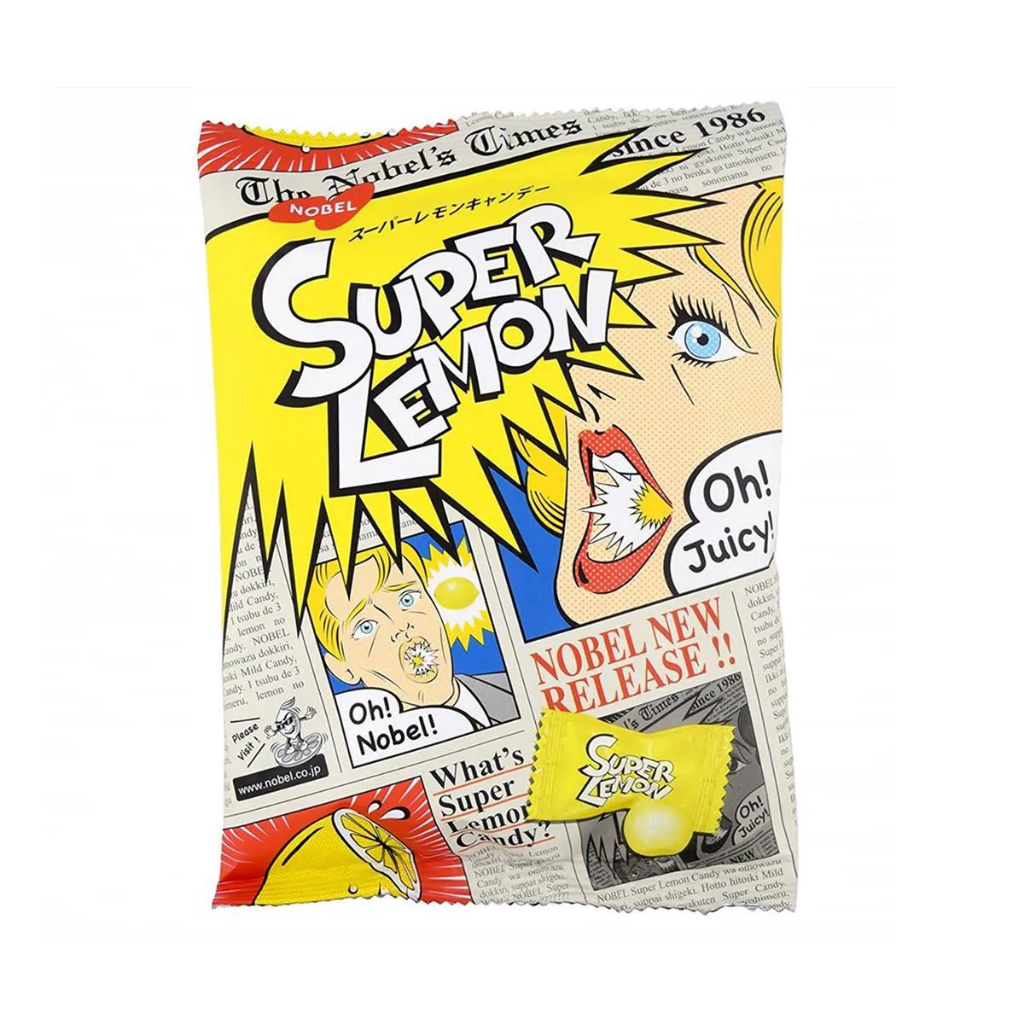 Bala Japonesa Super Lemon Soda Cola 84g - Nobel | Shopee Brasil