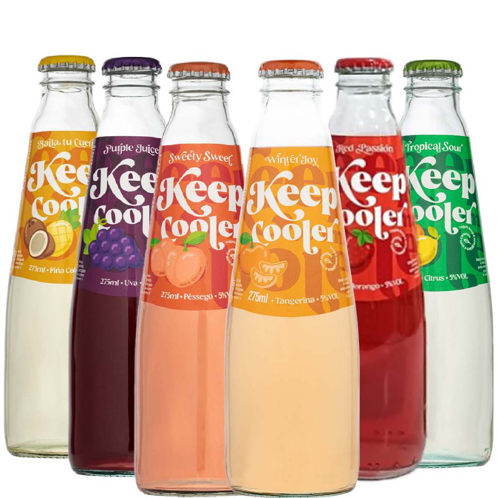 Bebida Keep Cooler sabores 275ml 1 garrafa unidade | Shopee Brasil