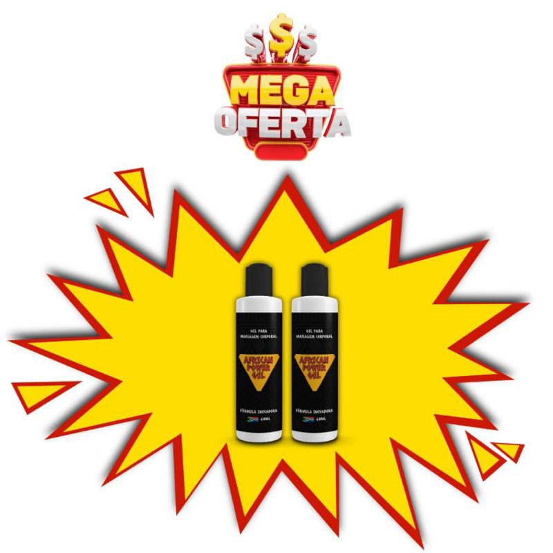 Promoção 2 African Power Gel Pronta Entrega | Shopee Brasil