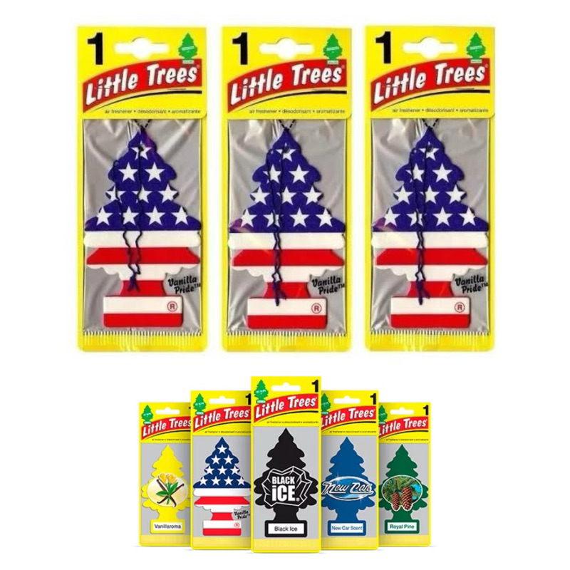 Kit com 3 Aromatizantes Little Trees Original Americano | Shopee Brasil