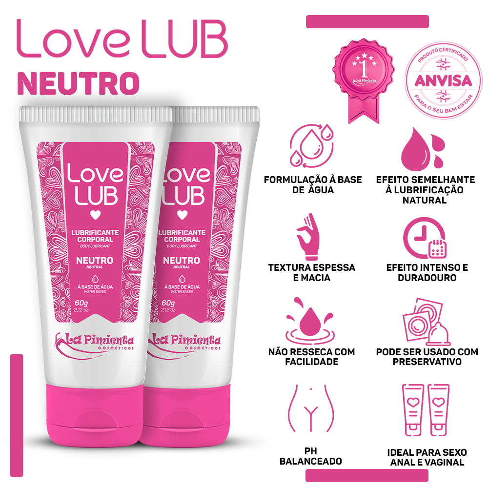 LUBRIFICANTE ÍNTIMO LOVE LUB PARA PENETRAÇÃO VAGINAL OU ANAL À BASE DE ...